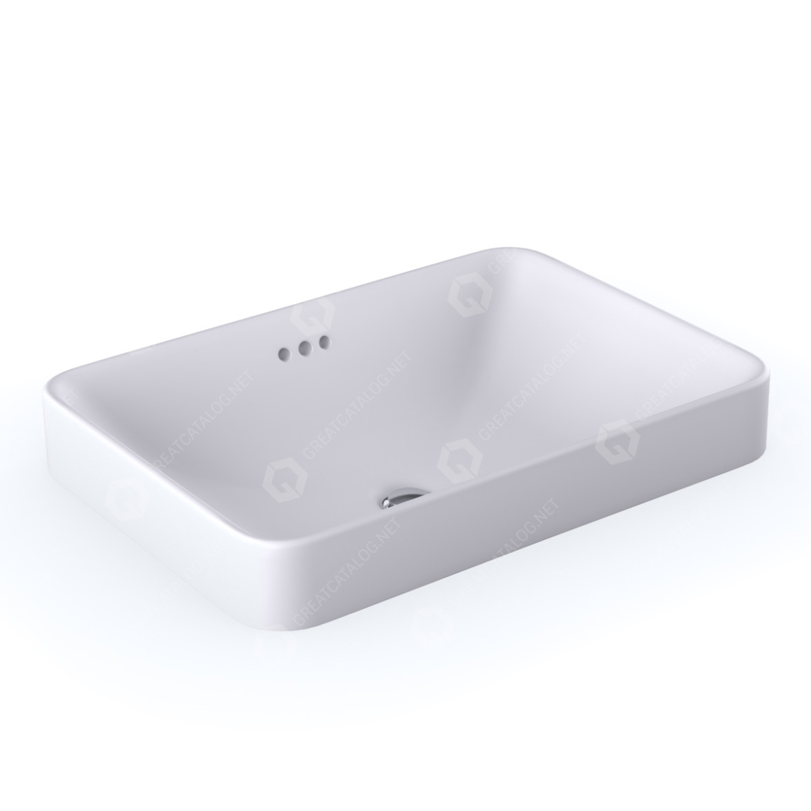 Washbasin Kohler K-5373-0 Vox 3D model - GreatCatalog 557