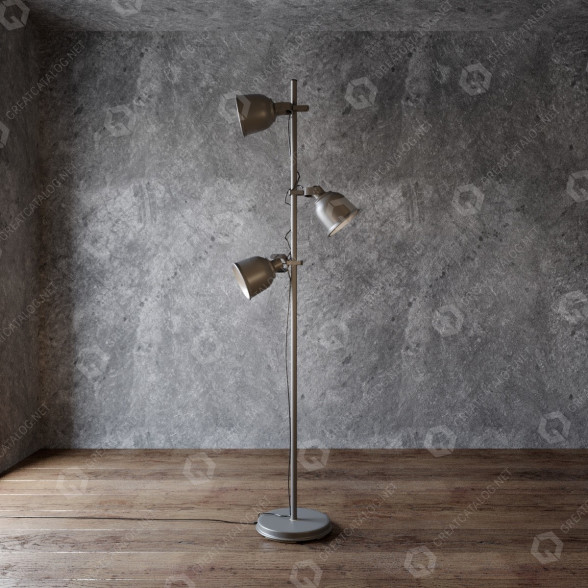 Floor Lamp IKEA Hektar 3D model - GreatCatalog 741