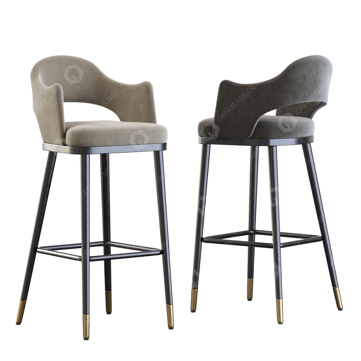 Bar Stool Kelly Wearstler Rigby 3D model - GreatCatalog 10103
