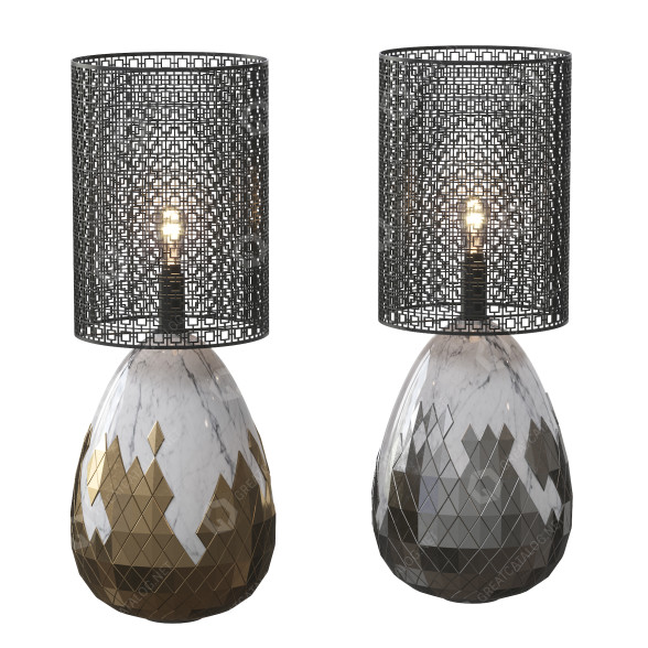 Table Lamp Organic 3D model・Download 3D models・Great Catalog ...