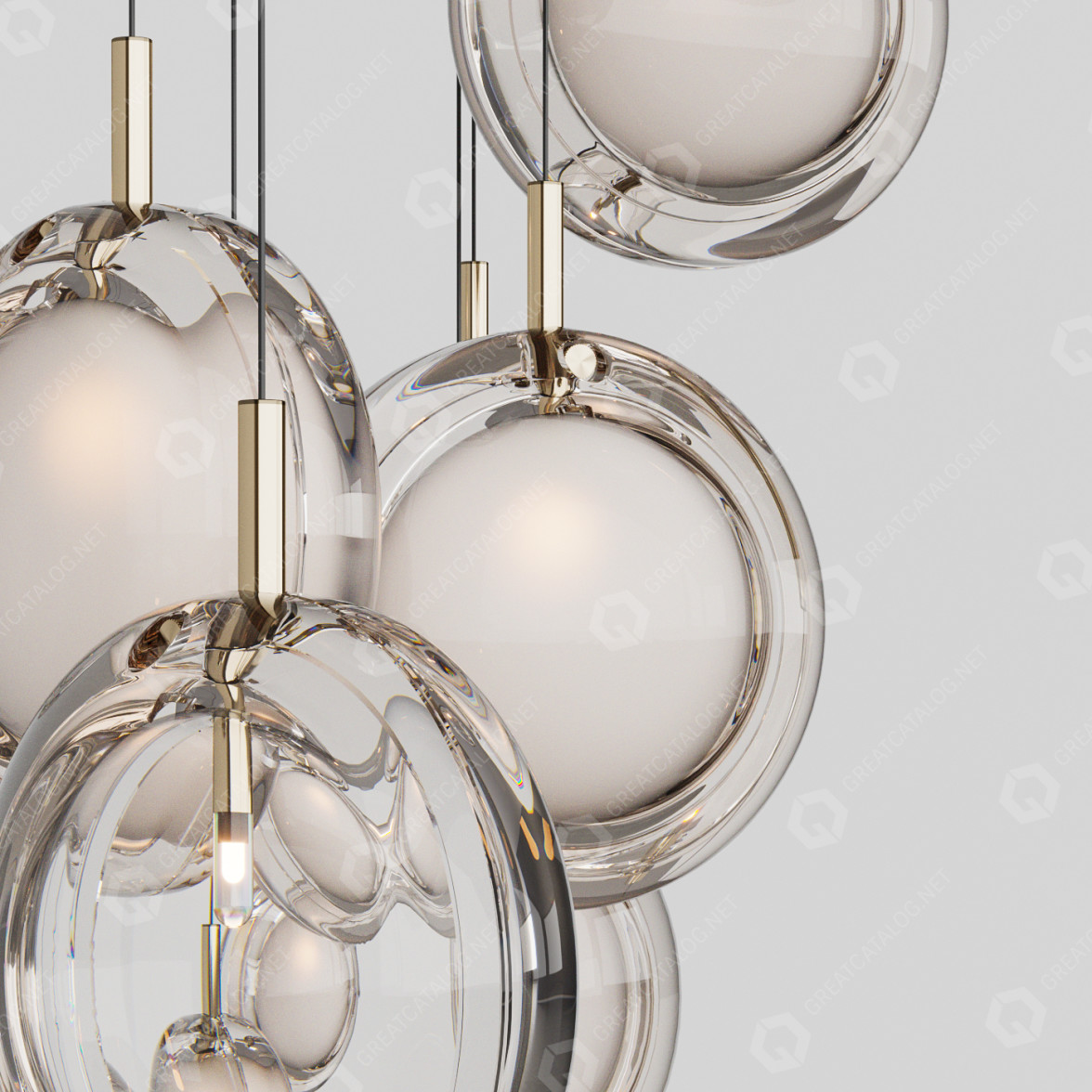 Pendant Lamp Bomma Lens 01 3D model - GreatCatalog 10472