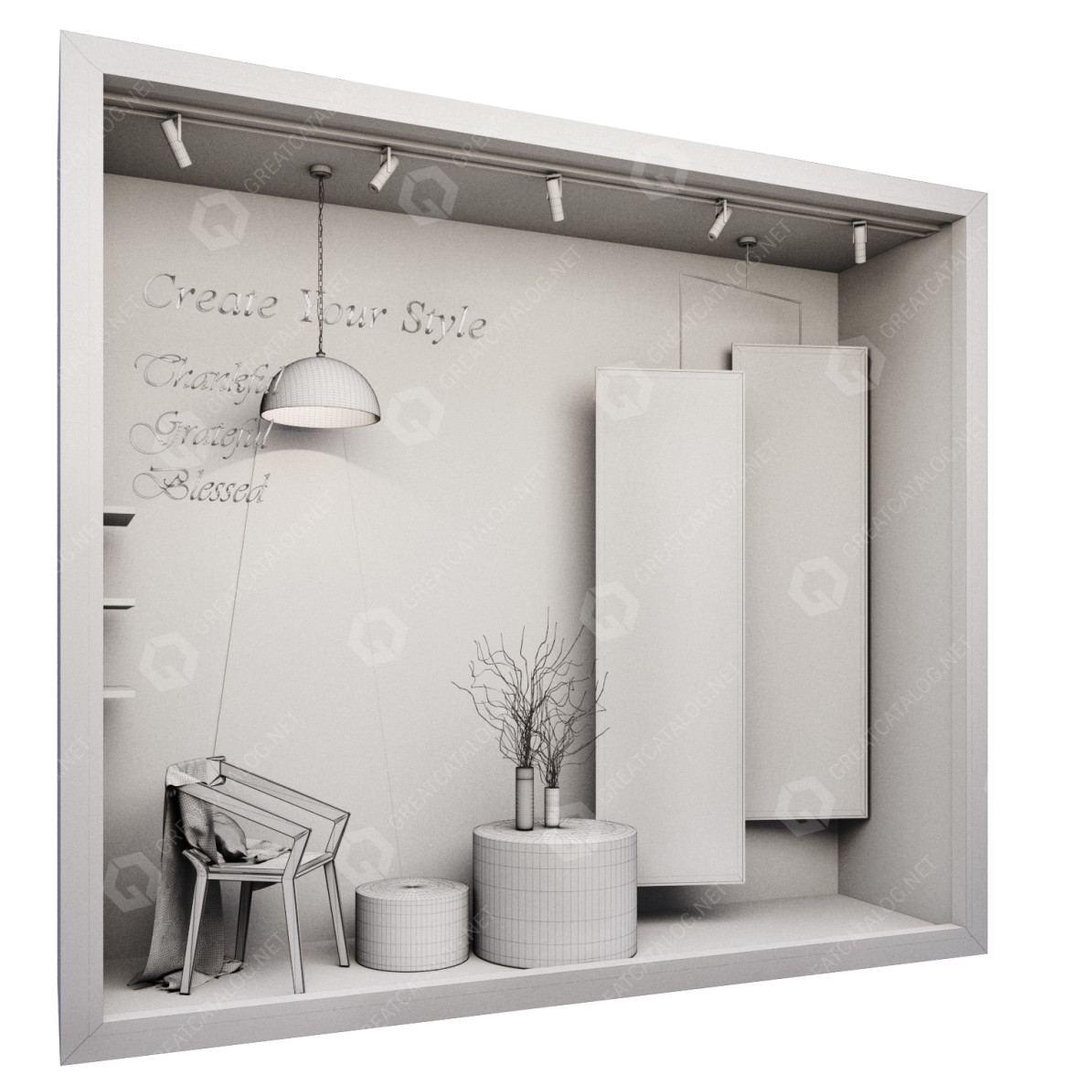 Showcase Store 02 3D model・Download 3D models・Great Catalog ...