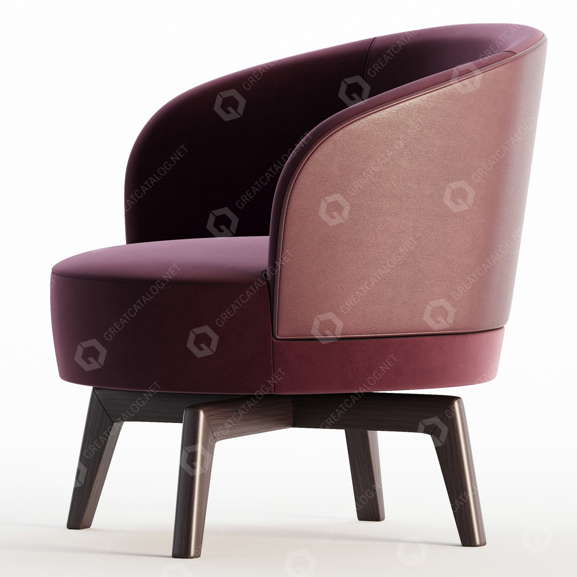 Armchair Fendi Casa Doyle 3D model - GreatCatalog 10782