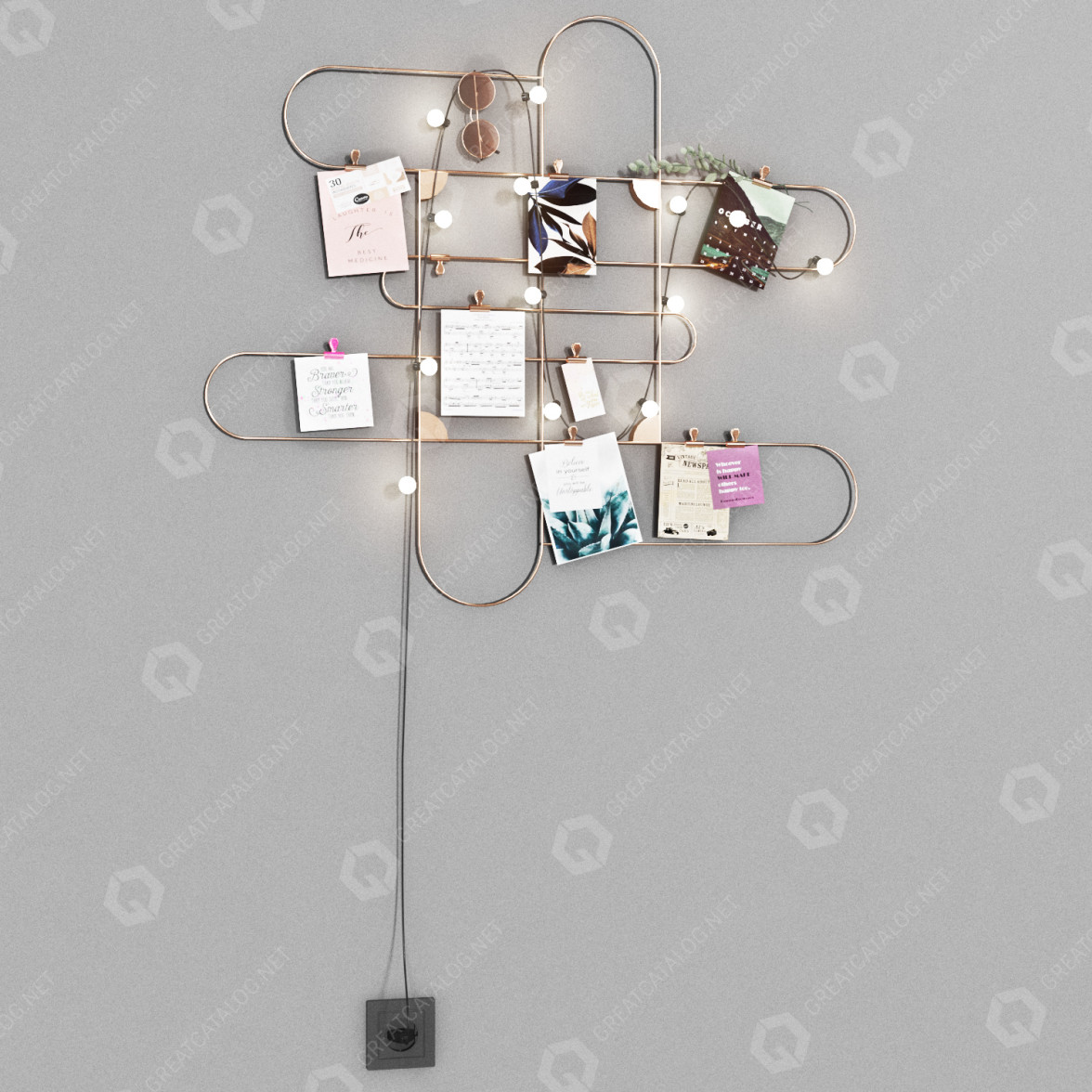 Memo Board IKEA Korsmon 3D model - GreatCatalog 10805