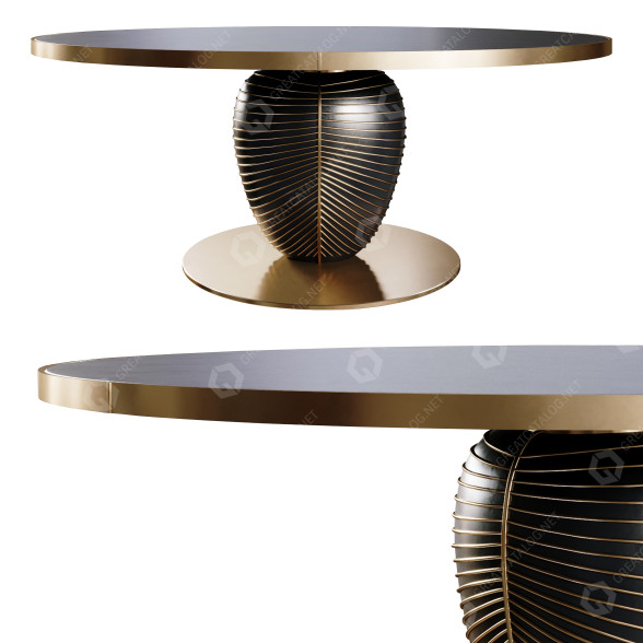 Table Paolo Castelli Leaf 3D model - GreatCatalog 10954