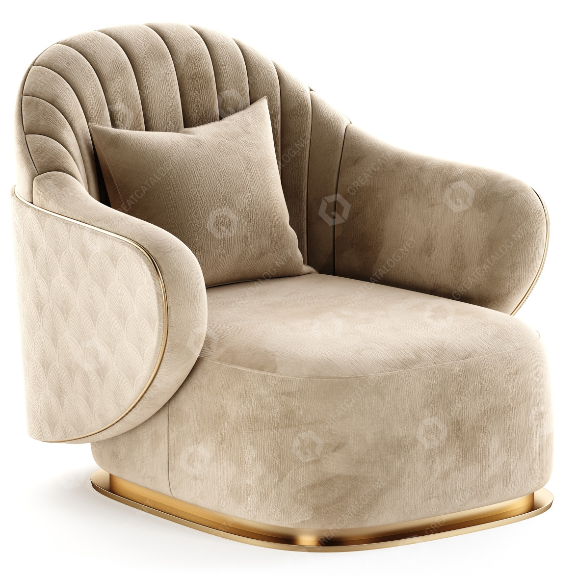 Armchair Visionnaire Adele 3D model - GreatCatalog 10973