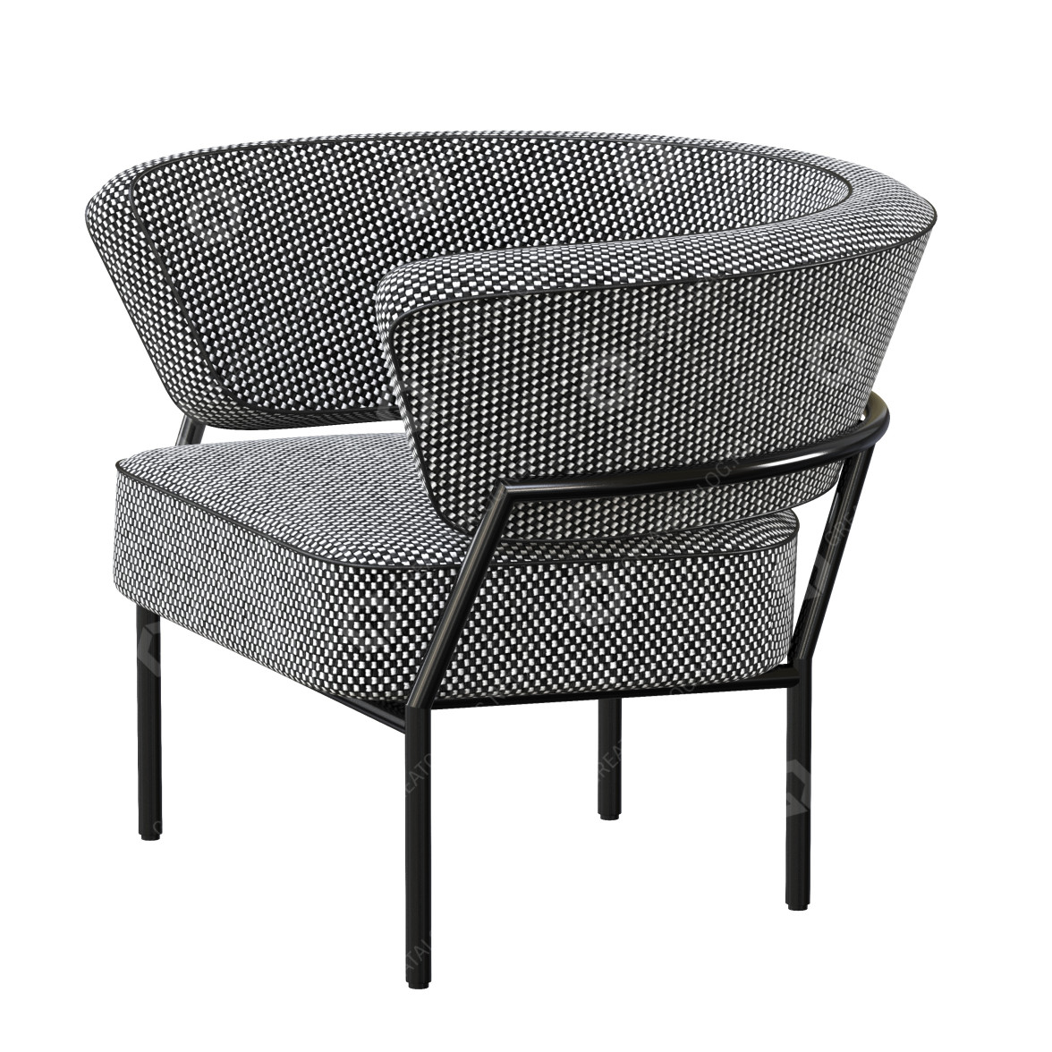 Armchair Meridiani Small Nani 3D model #11005 | GreatCatalog