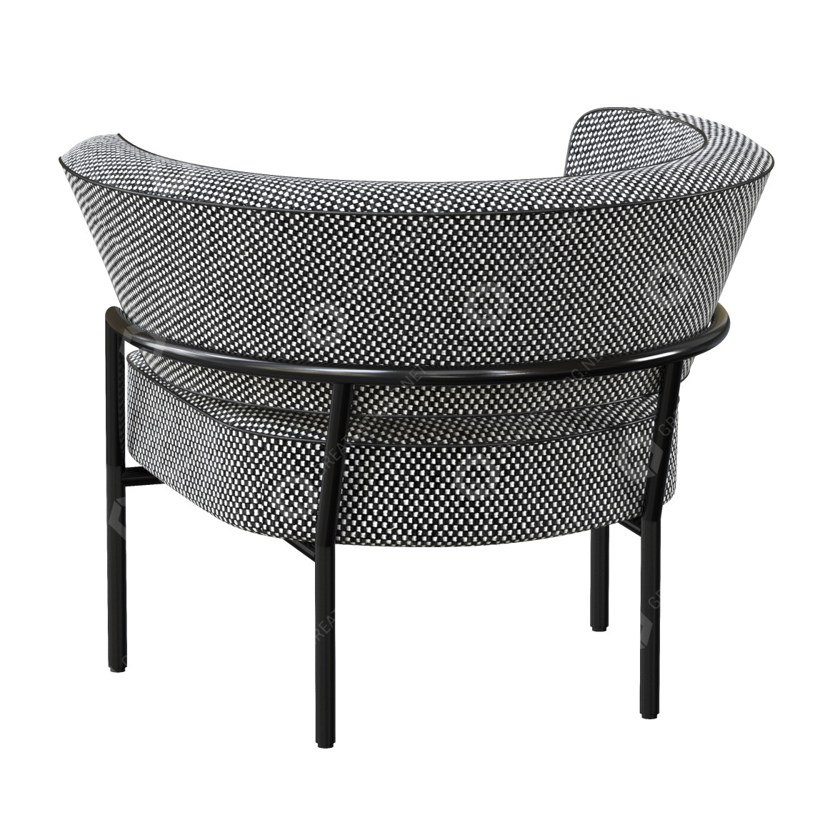 Armchair Meridiani Small Nani 3D model #11005 | GreatCatalog