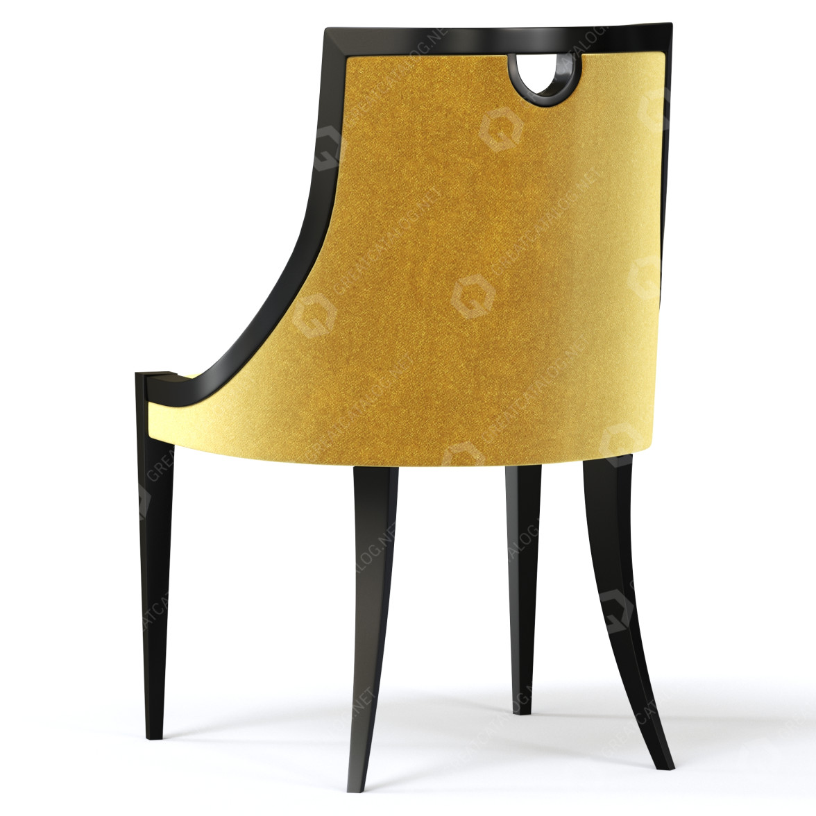 Chair Capital Karab Upholstered Fabric 3D model - GreatCatalog 11410