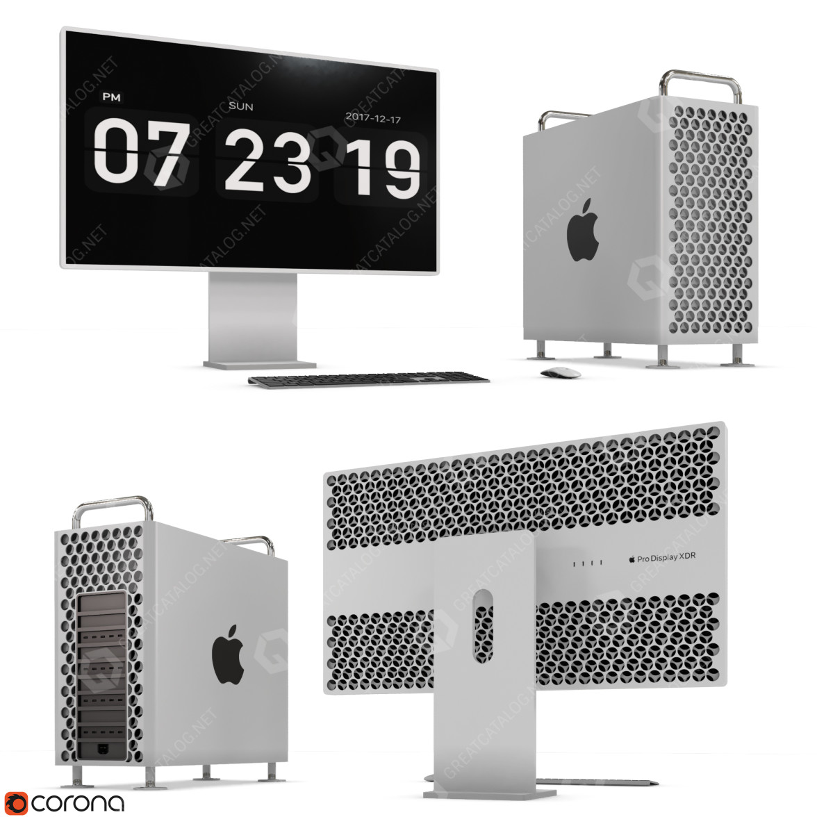 Computer Apple Mac Pro 3D model・Download 3D models