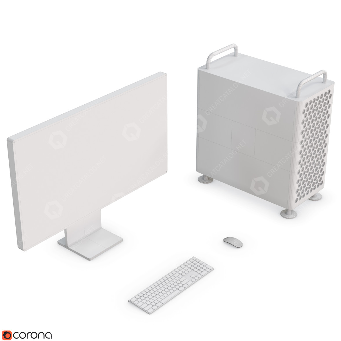 Computer Apple Mac Pro 3D model - GreatCatalog 11862
