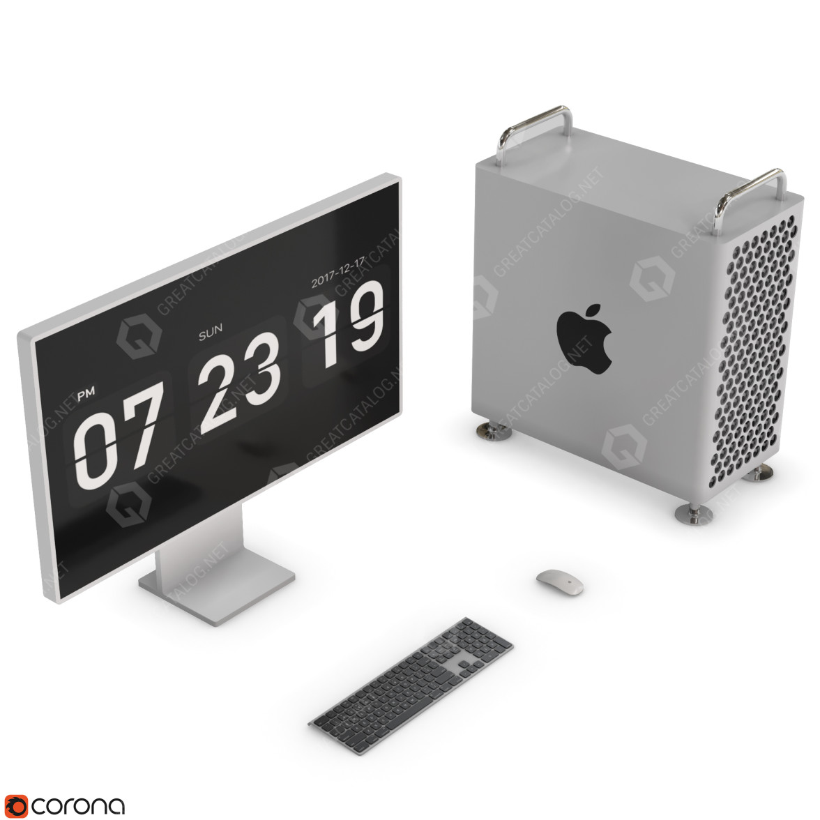 Computer Apple Mac Pro 3D model・Download 3D models