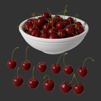 Cherries 3D models - GreatCatalog