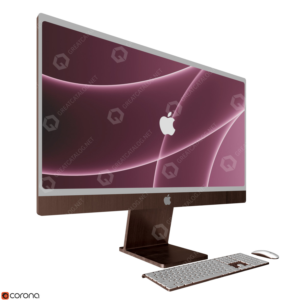 Computer Apple New iMac All Colors 3D model - GreatCatalog 11935