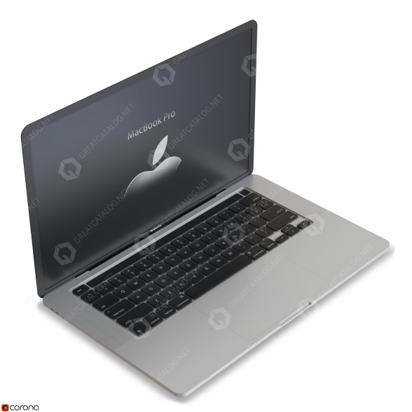Laptop Apple New Macbook Pro 17 Inch 3D model - GreatCatalog 12057