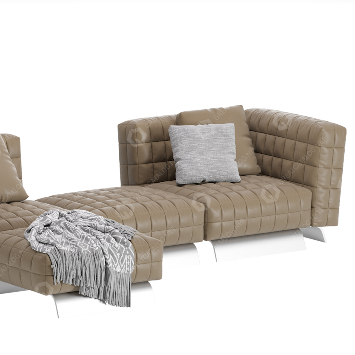 Sofa Minotti Twiggy 02 3D model - GreatCatalog 12584