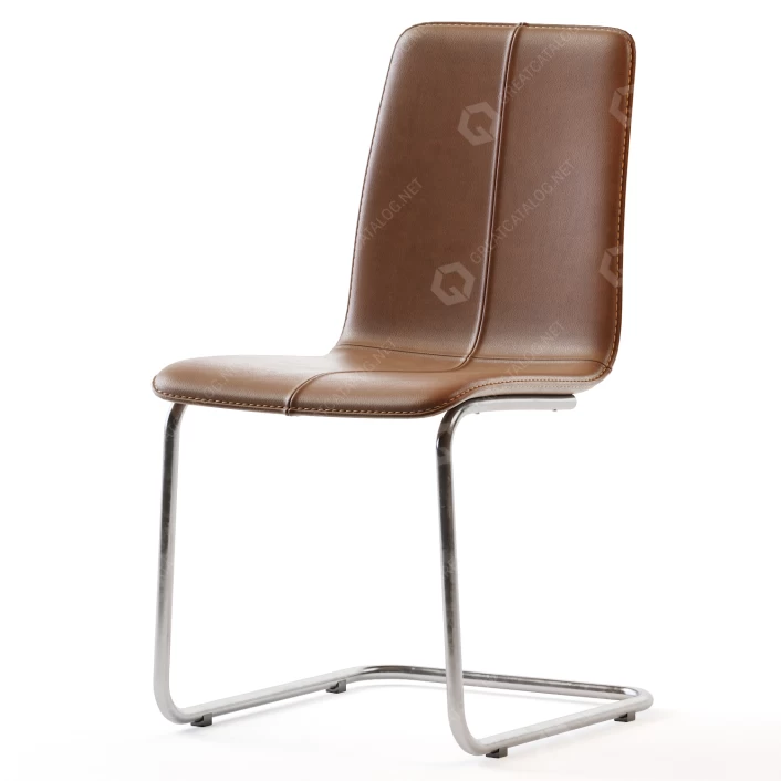 3D model Chair CB2 Pony Leather