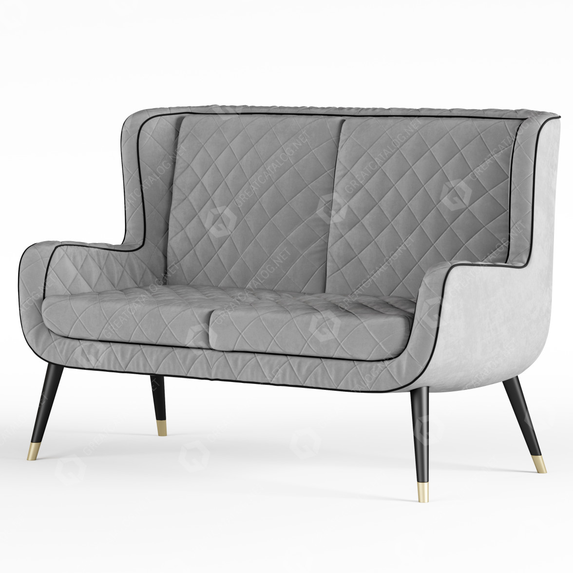 Sofa Baxter Dolly 3D model・Download 3D models・Great Catalog - GreatCatalog 12730