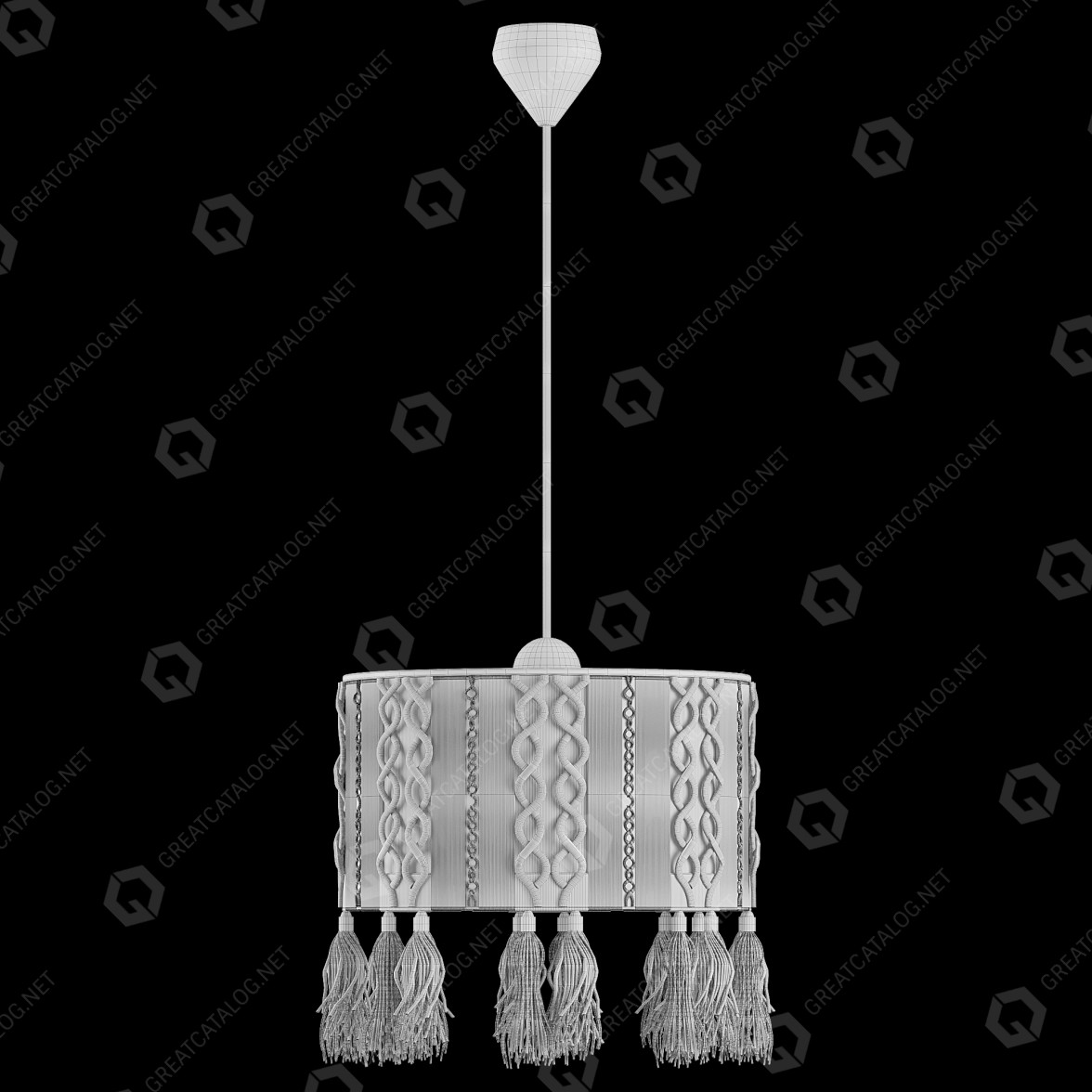 Pendant Lamp Boho Light 2 3D model - GreatCatalog 12827