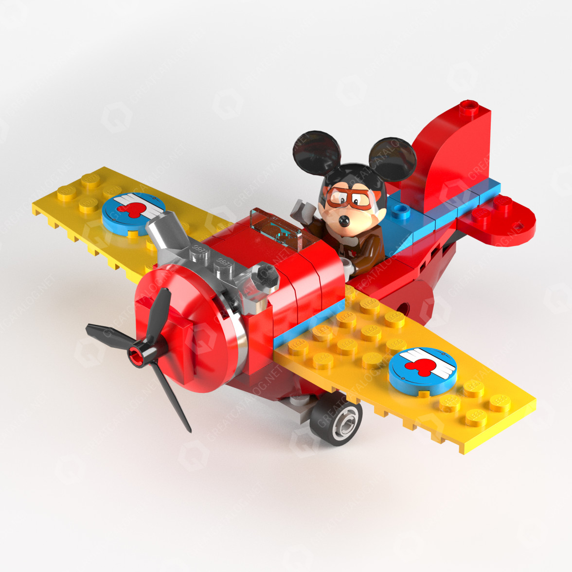 Toy Lego Mickey Plane 3D model - GreatCatalog 13054