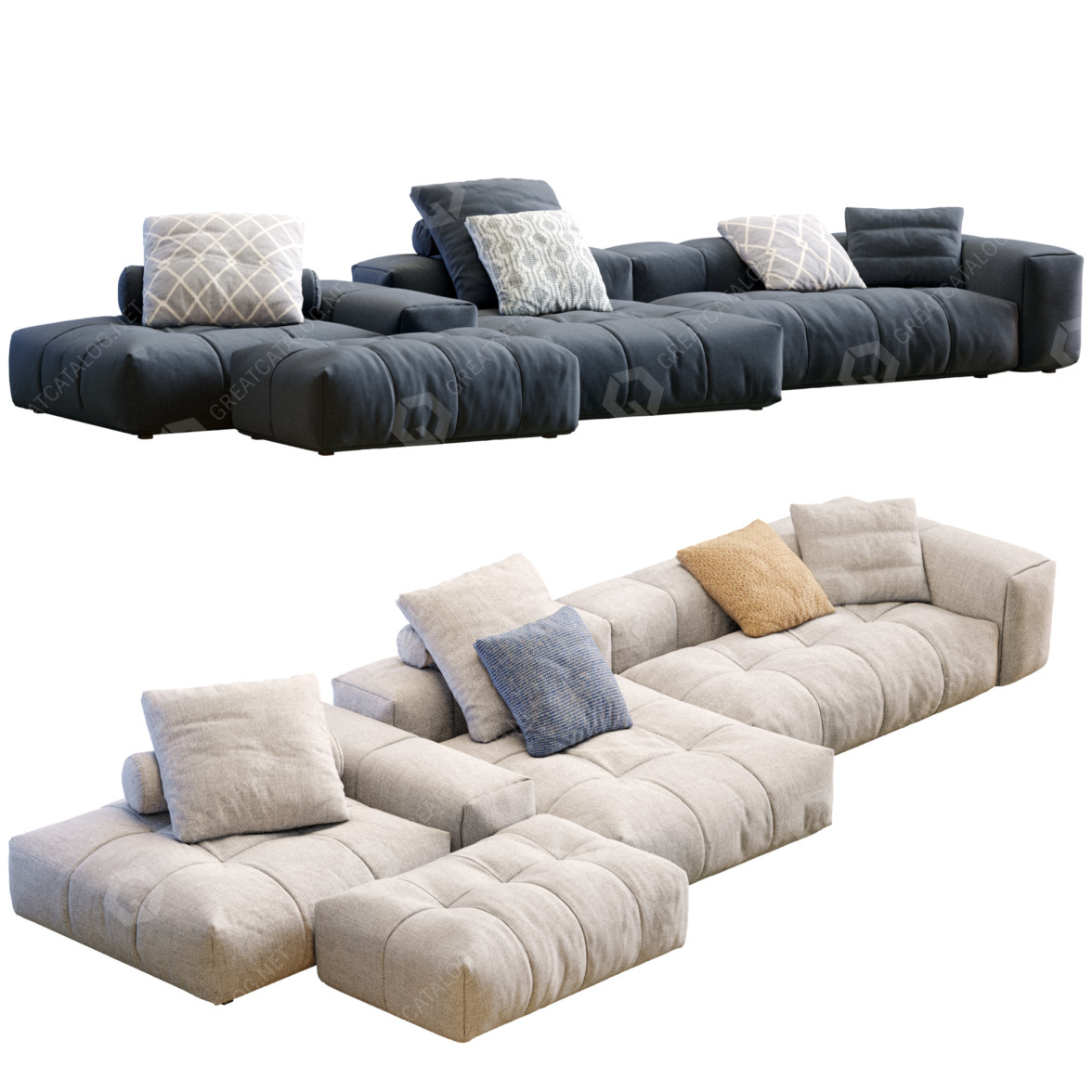 Sofa Saba Pixel 3D model・Download 3D models・Great Catalog ...