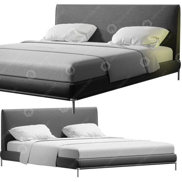 Bed Flou Icon 3D model・Download 3D models・Great Catalog - GreatCatalog ...