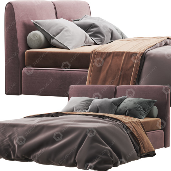 Bed Twils Ada 3D model・Download 3D models・Great Catalog - GreatCatalog 13482