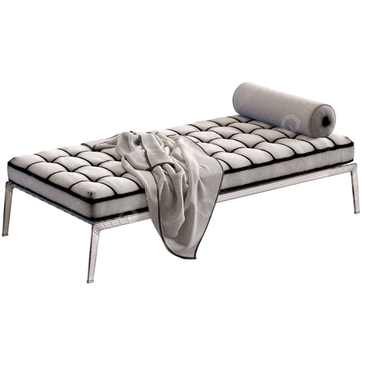 Couch Flexform Magi 3D model - GreatCatalog 13663