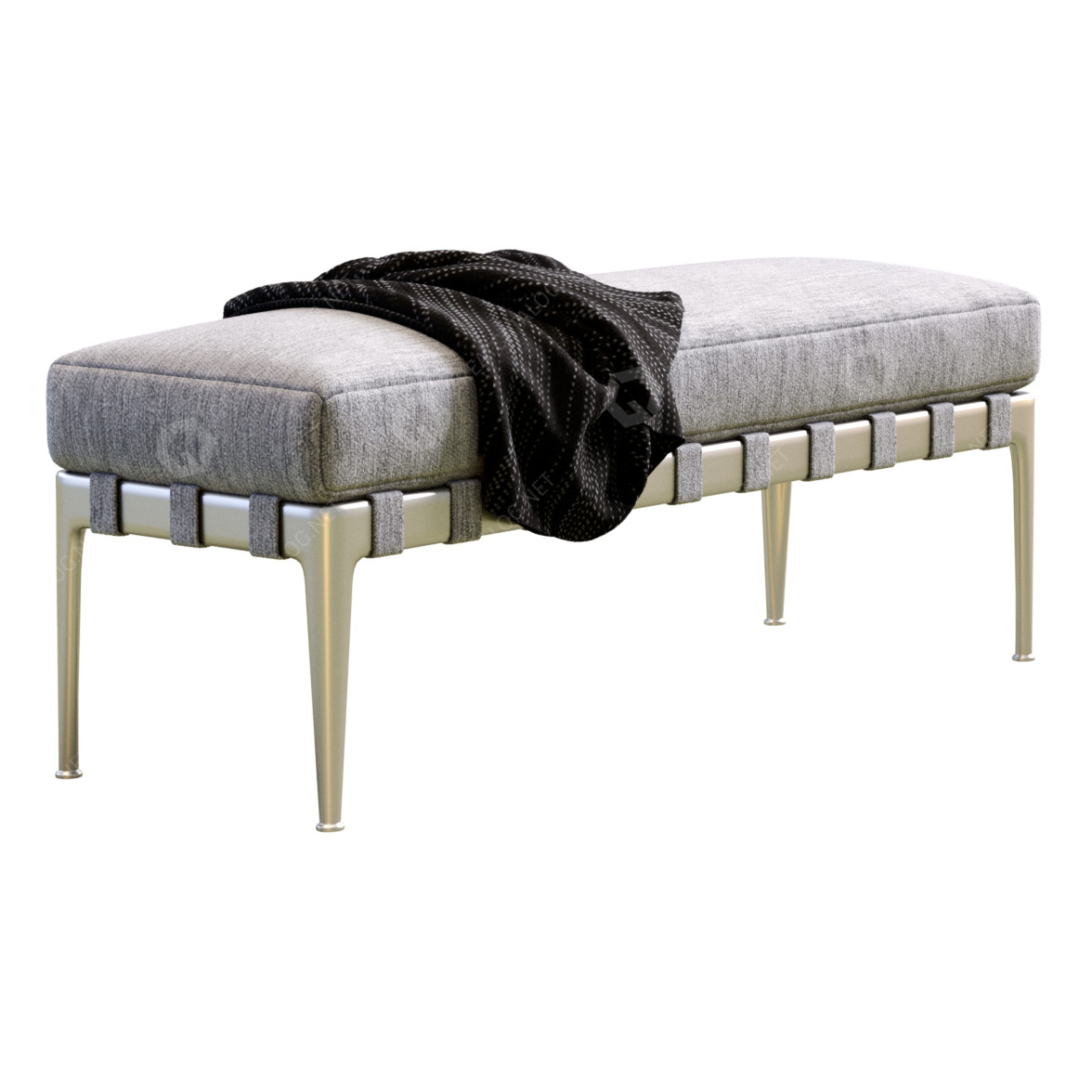 Benches Flexform Gregory 3D model・Download 3D models