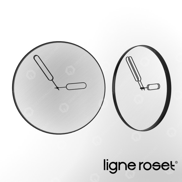 Clock Ligne Roset Mirror 3D model - GreatCatalog 13952