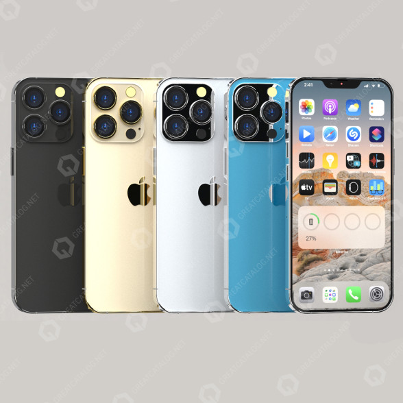 Phone Apple Pro Max 13 3D model - GreatCatalog 13957