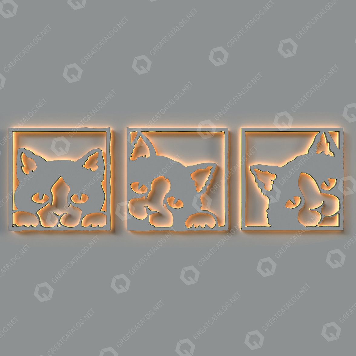 Decor Cat 2 3D model・Download 3D models・Great Catalog - GreatCatalog 13977