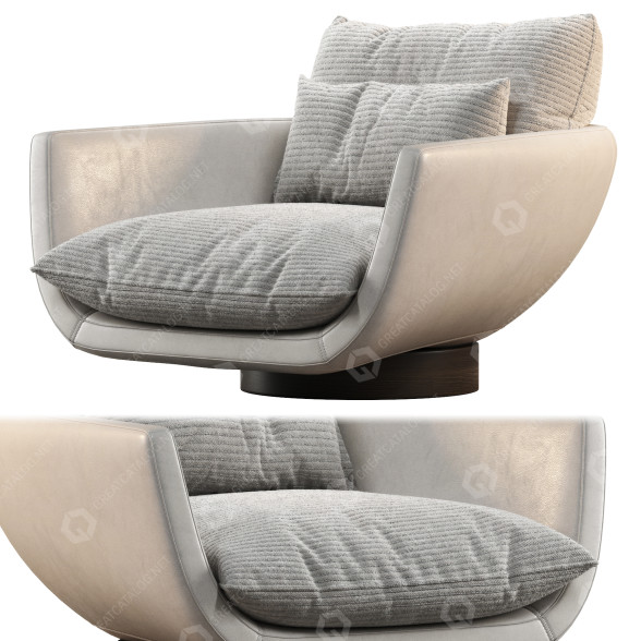 Armchair Man of Parts Rua Ipanema 3D model - GreatCatalog 14146