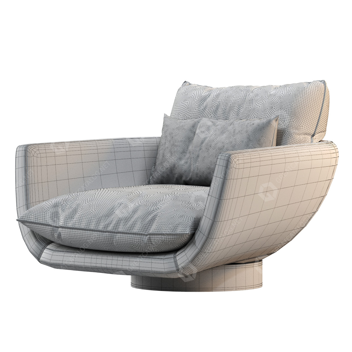 Armchair Man of Parts Rua Ipanema 3D model - GreatCatalog 14146