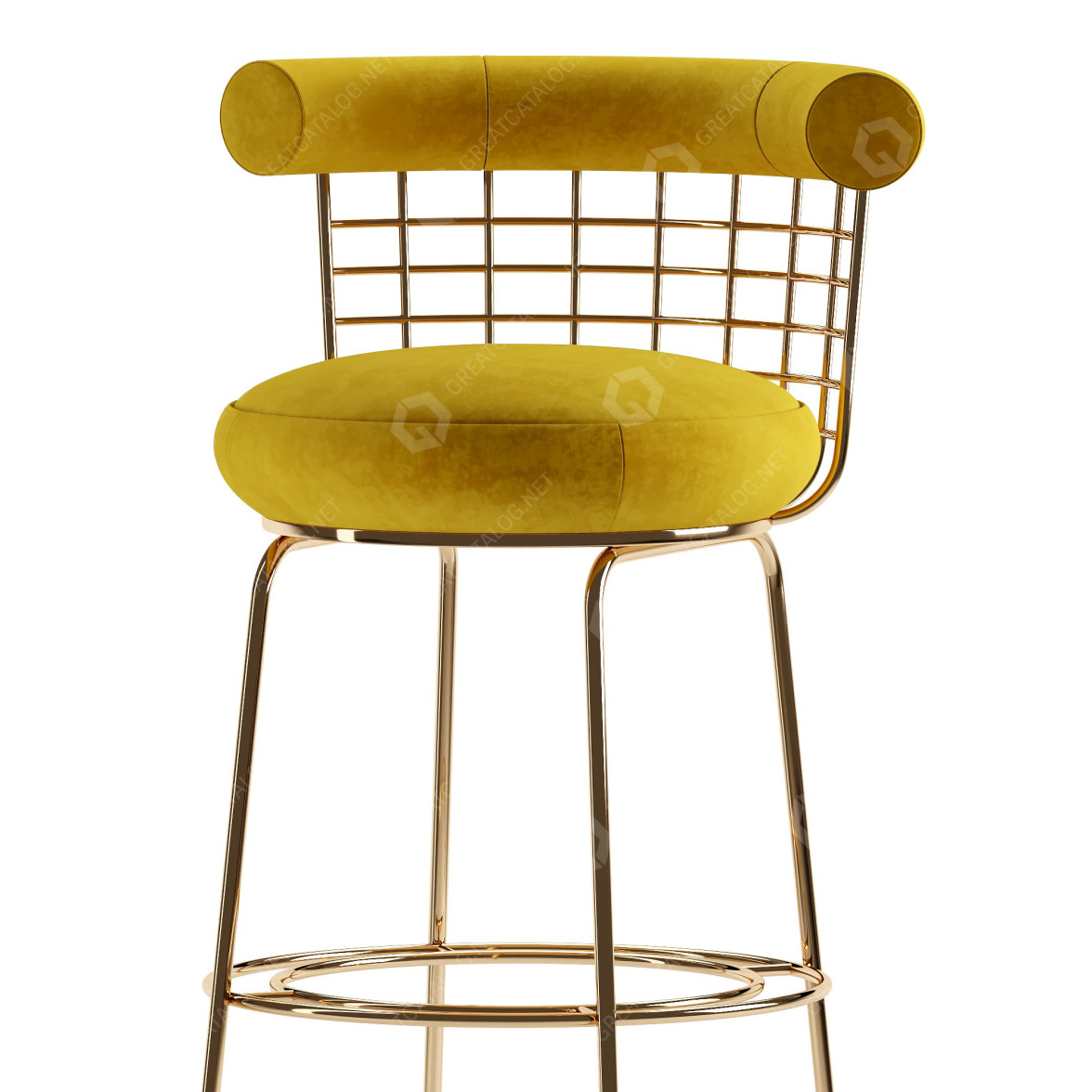 Bar Stool Mezzo Collection Berry 3D model・Download 3D models