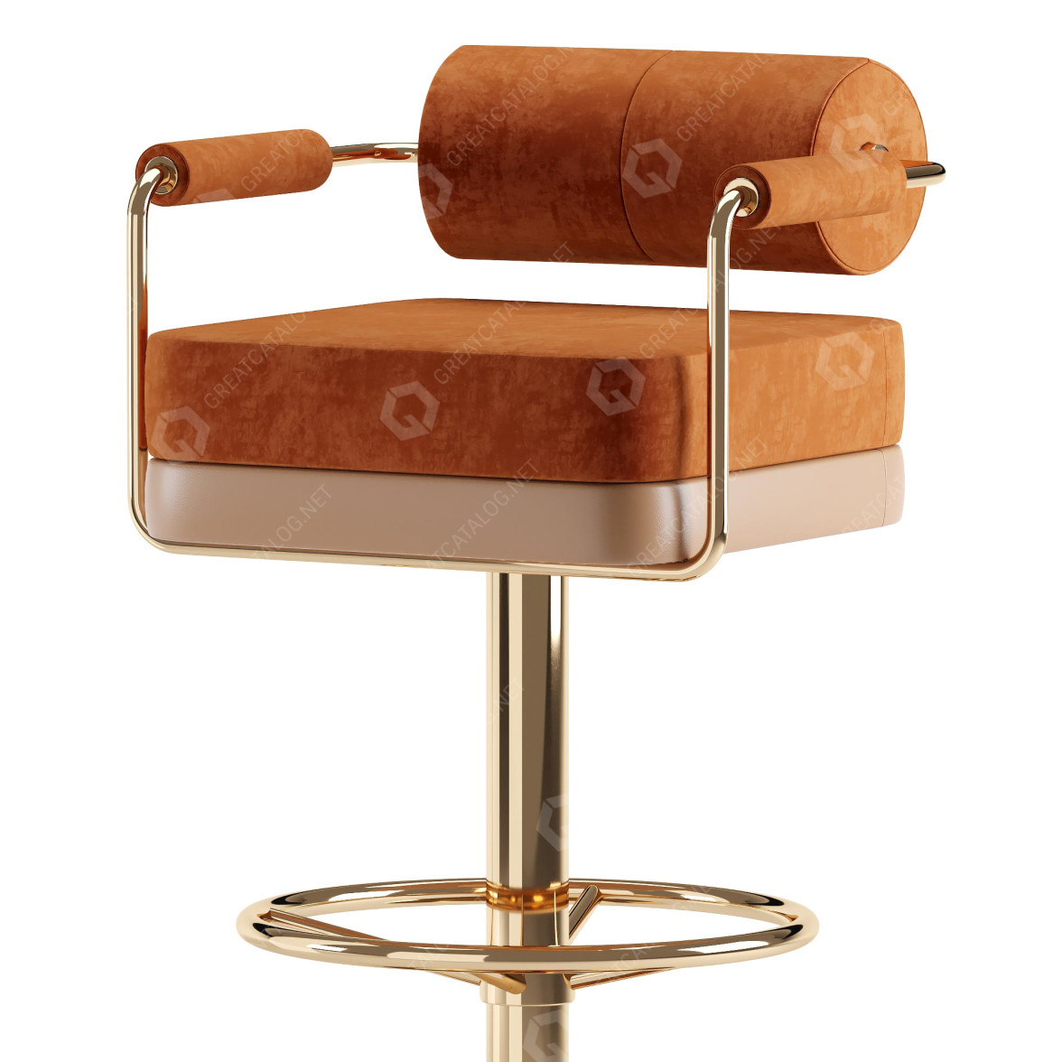Bar Stool Mezzo Collection Anderson 3D model - GreatCatalog 14199