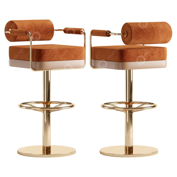 Bar Stool Mezzo Collection Anderson 3D model - GreatCatalog 14199