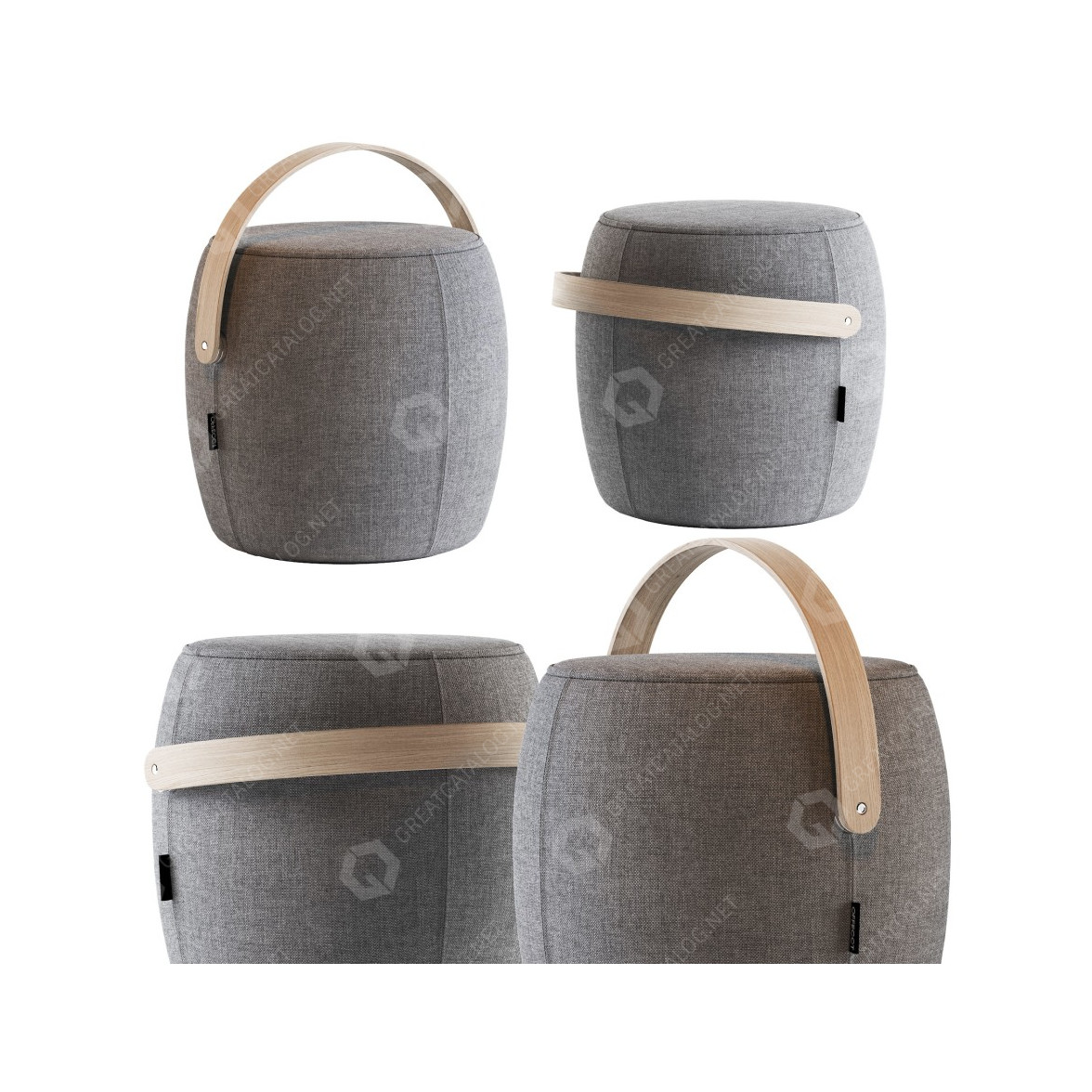 Stool Offecct Carry On 3D model - GreatCatalog 14224