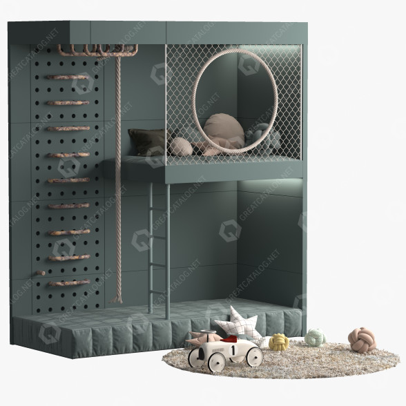 Kids Room Children's Play Area 3D model - GreatCatalog 14678