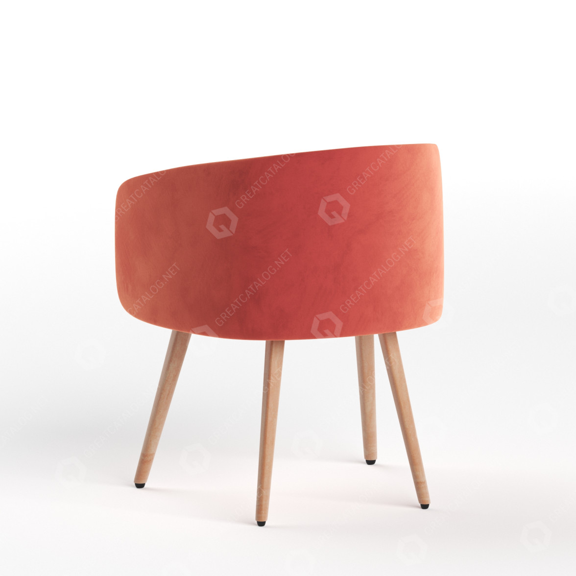 Chair Sandalyeci Shell 3D model - GreatCatalog 15184