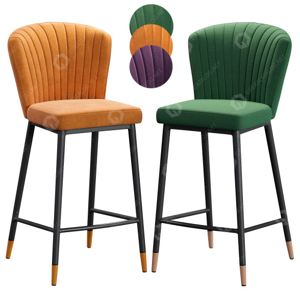 Bar Stool Venus Velvet 3D model - GreatCatalog 15336