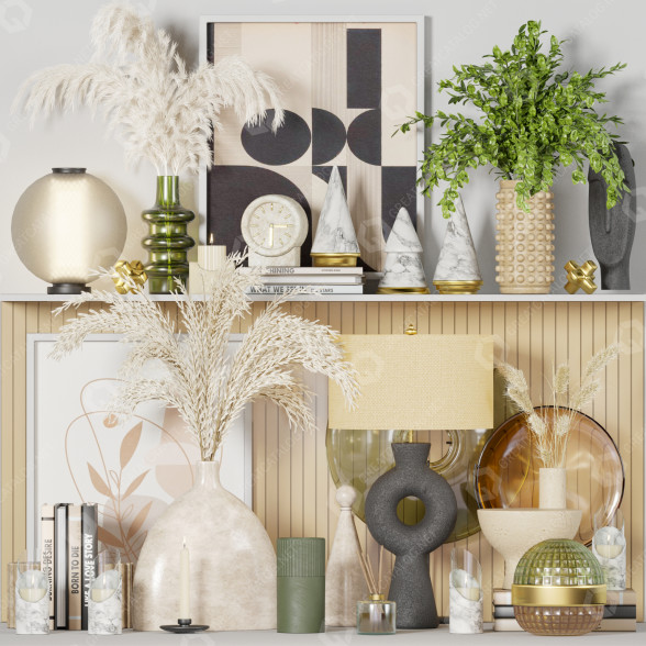 Decor Set 02 3D model・Download 3D models・Great Catalog - GreatCatalog 15421