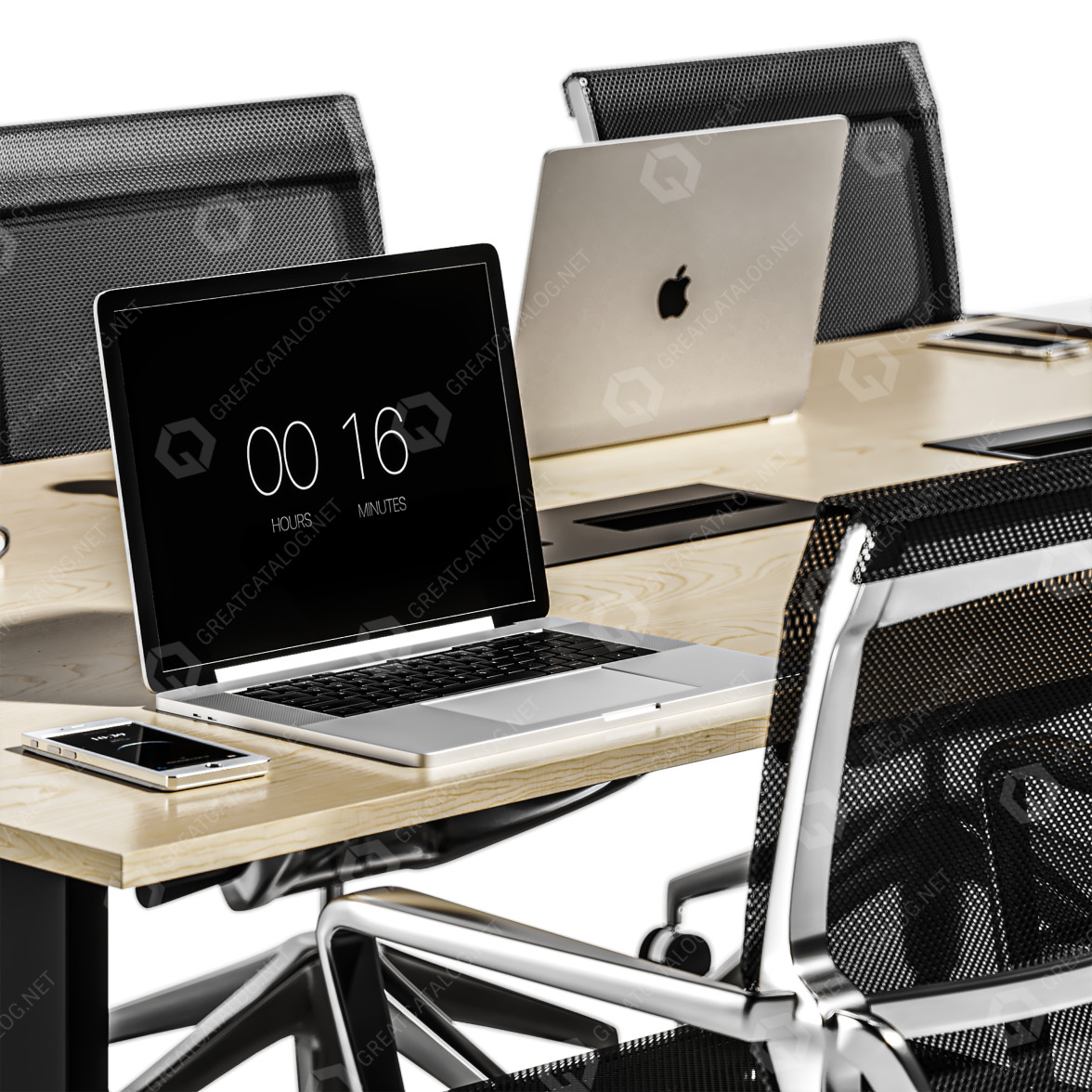 Workspace Office Set 3D model - GreatCatalog 15475