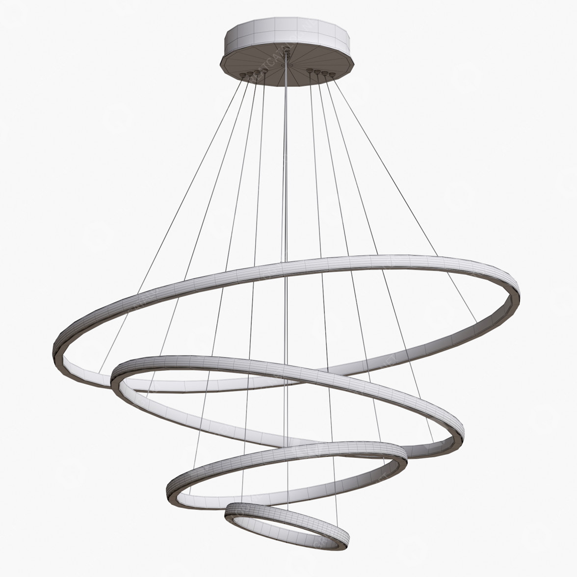 Chandelier Circa Lighting Modern 3D model - GreatCatalog 15804