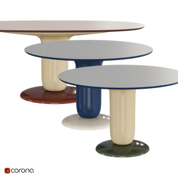 Dining Tables Barcelona Design 3D Models for Interior Design and ...
