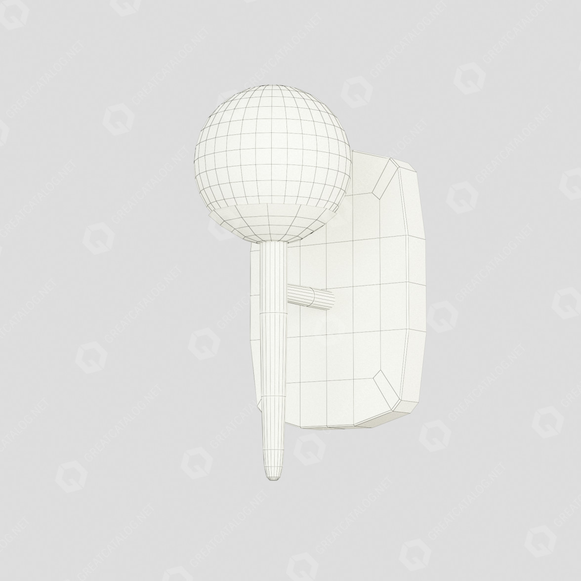 Wall Lamp Shades of Light Linear Globe 3D model - GreatCatalog 16031