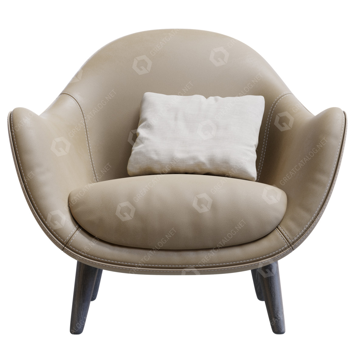 Armchair Poliform Mad Queen 3D model - GreatCatalog 16061