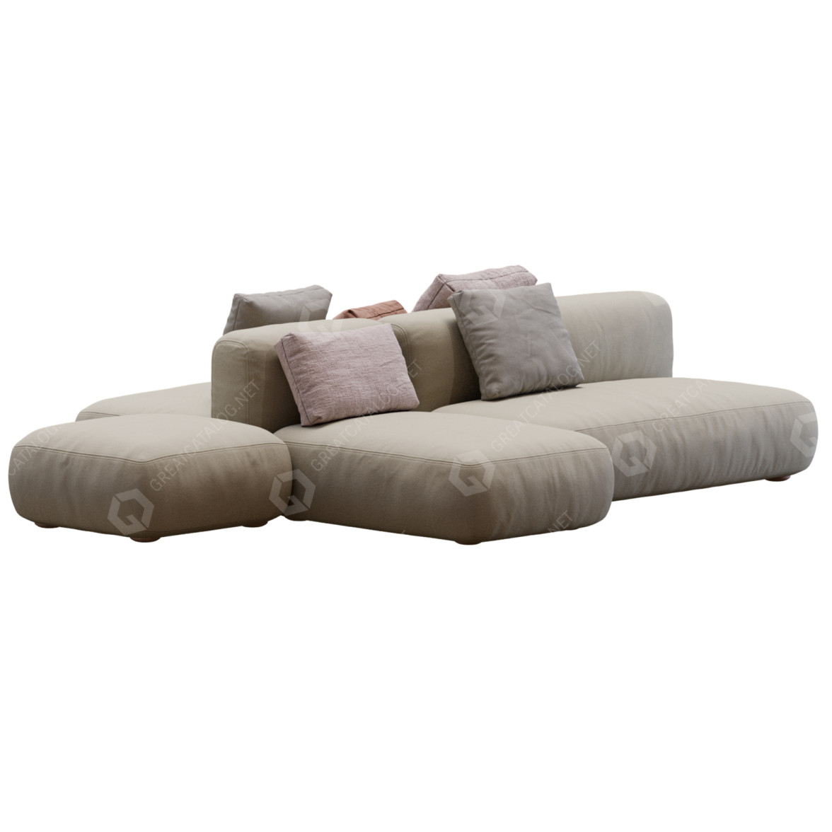 Sofa MDF Italia Cosy Island 3D model - GreatCatalog 16156