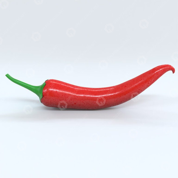 Vegetable Chili Pepper 3D model - GreatCatalog 16267