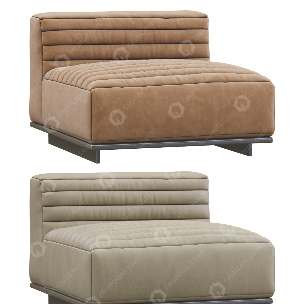 Armchair Minotti Roger 3D model - GreatCatalog 16339
